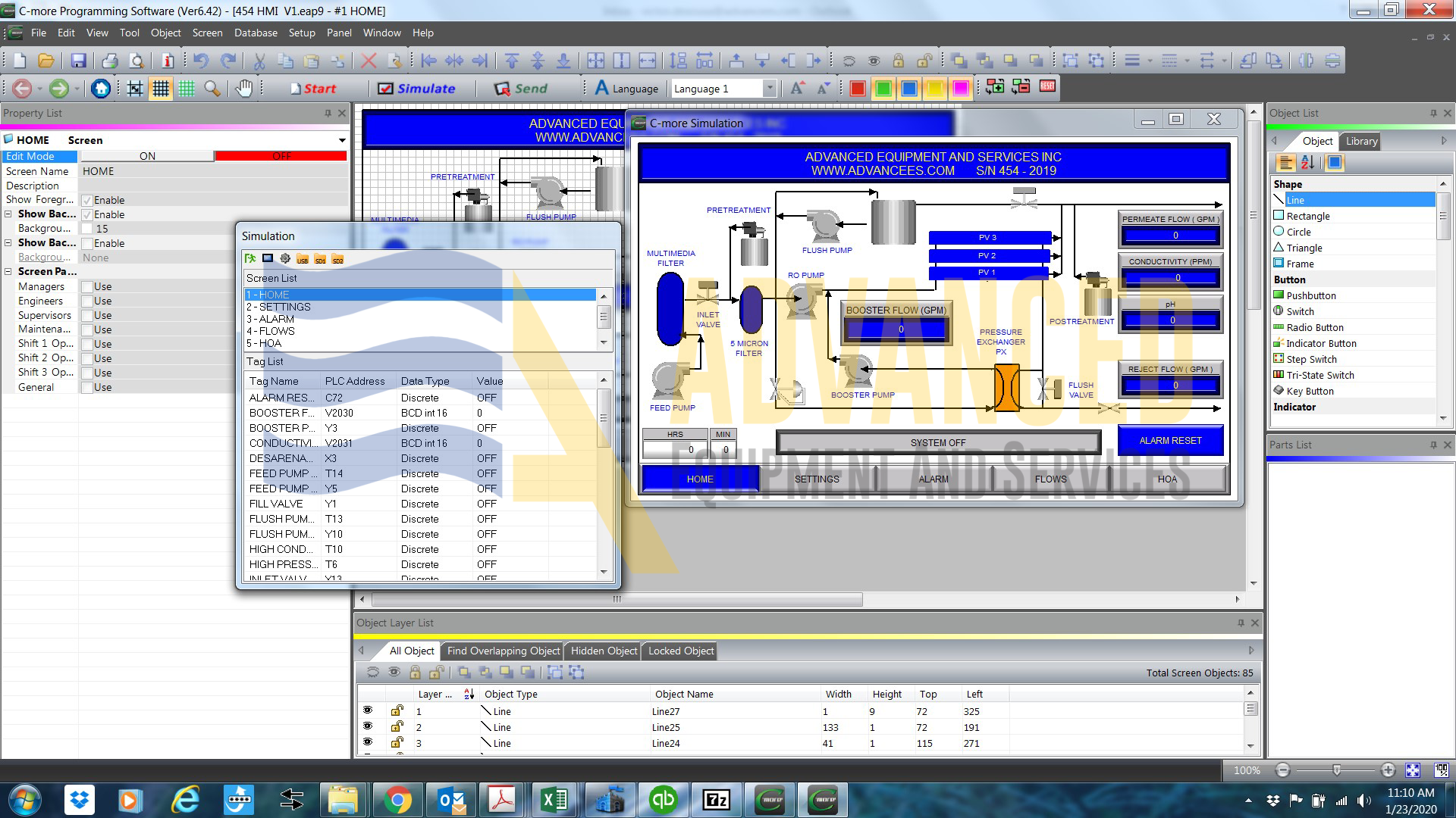 Water Pump Control Panels | Advanced Equipment and Services