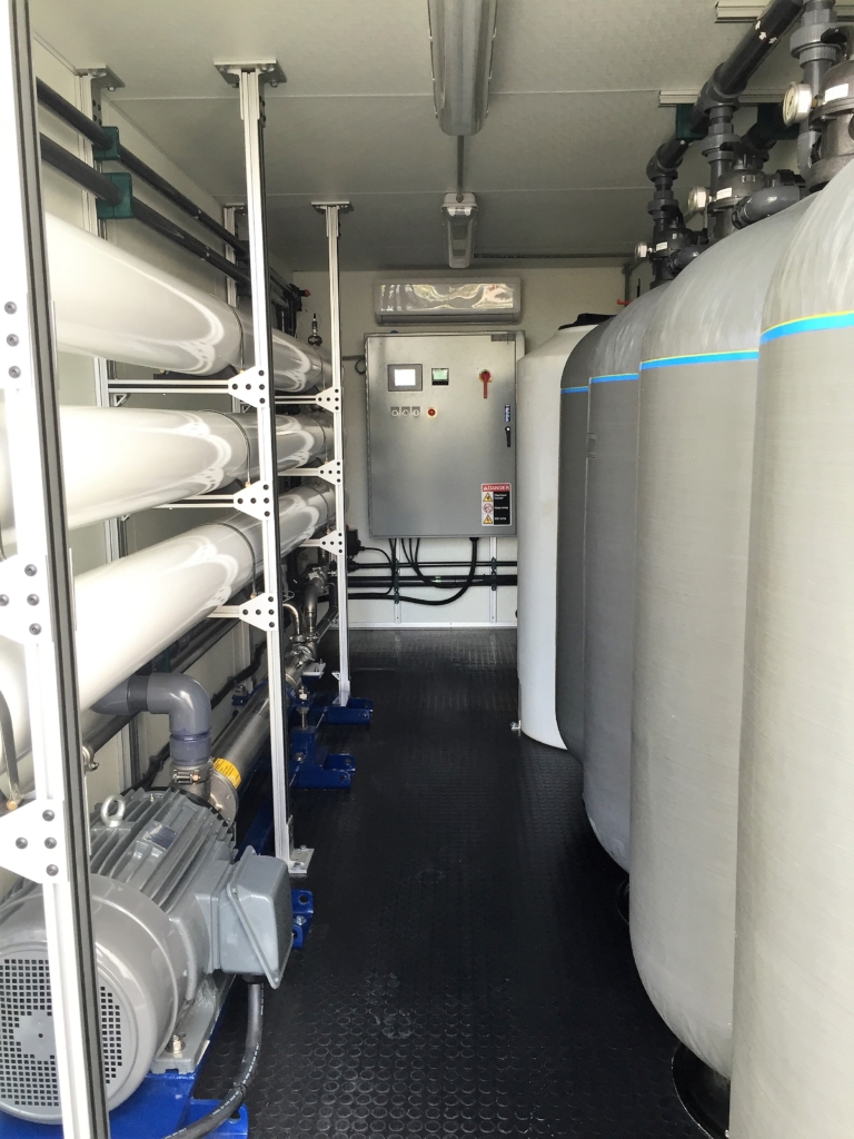 Lease Containerized RO Seawater Benefit Municipalities and Small Towns